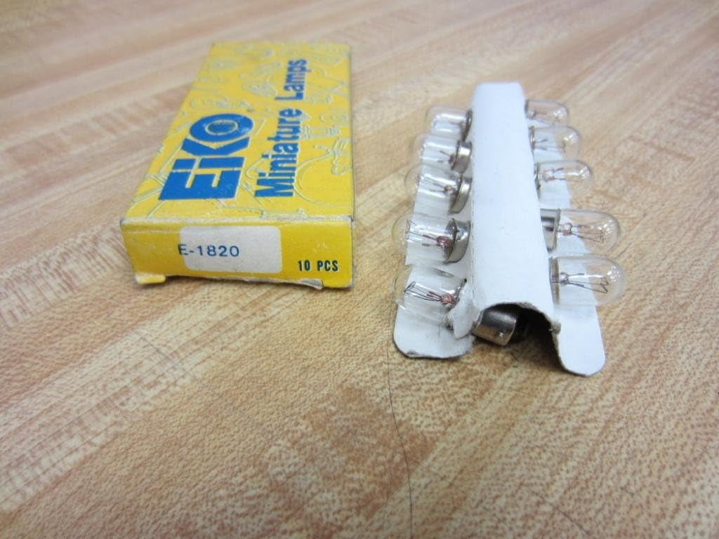 10 Pack Eiko - 1820 Miniature Light Bulbs - Walmart.com