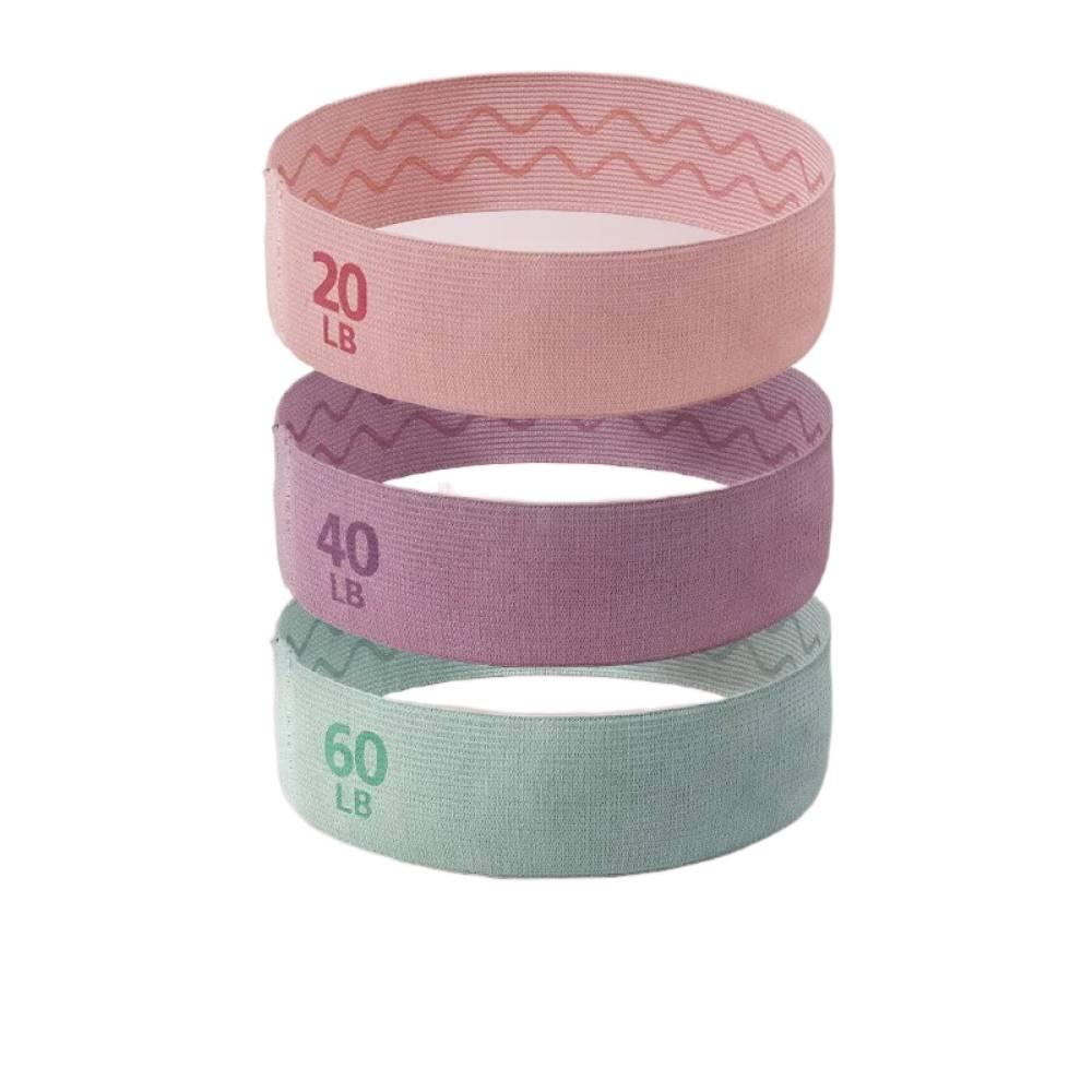 10-Pack Elastic Resistance Bands Set – Anti-Slip Squat Bands for Glutes ...