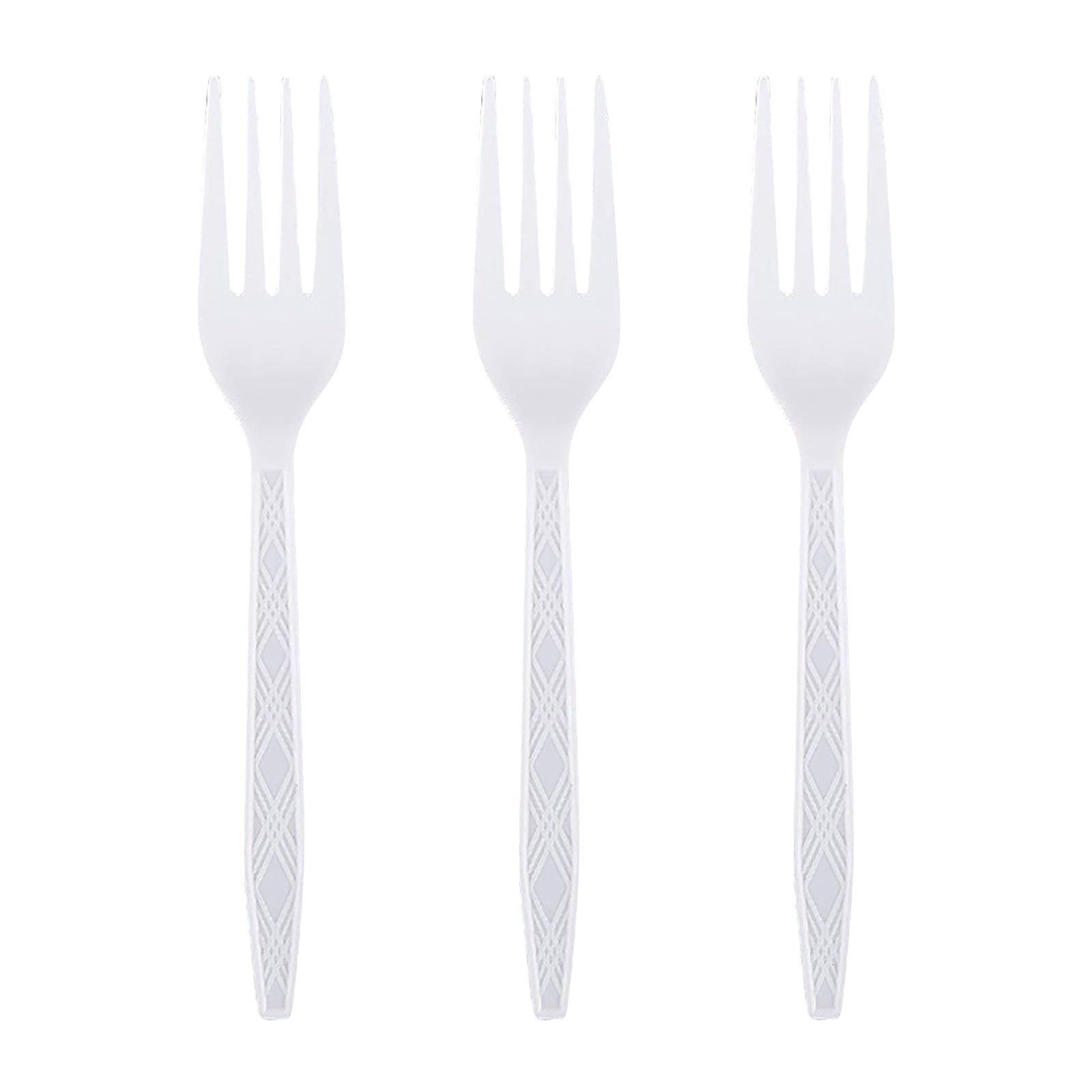 10-Pack Elegant Gold Disposable Plastic Forks - Premium Birthday Party ...