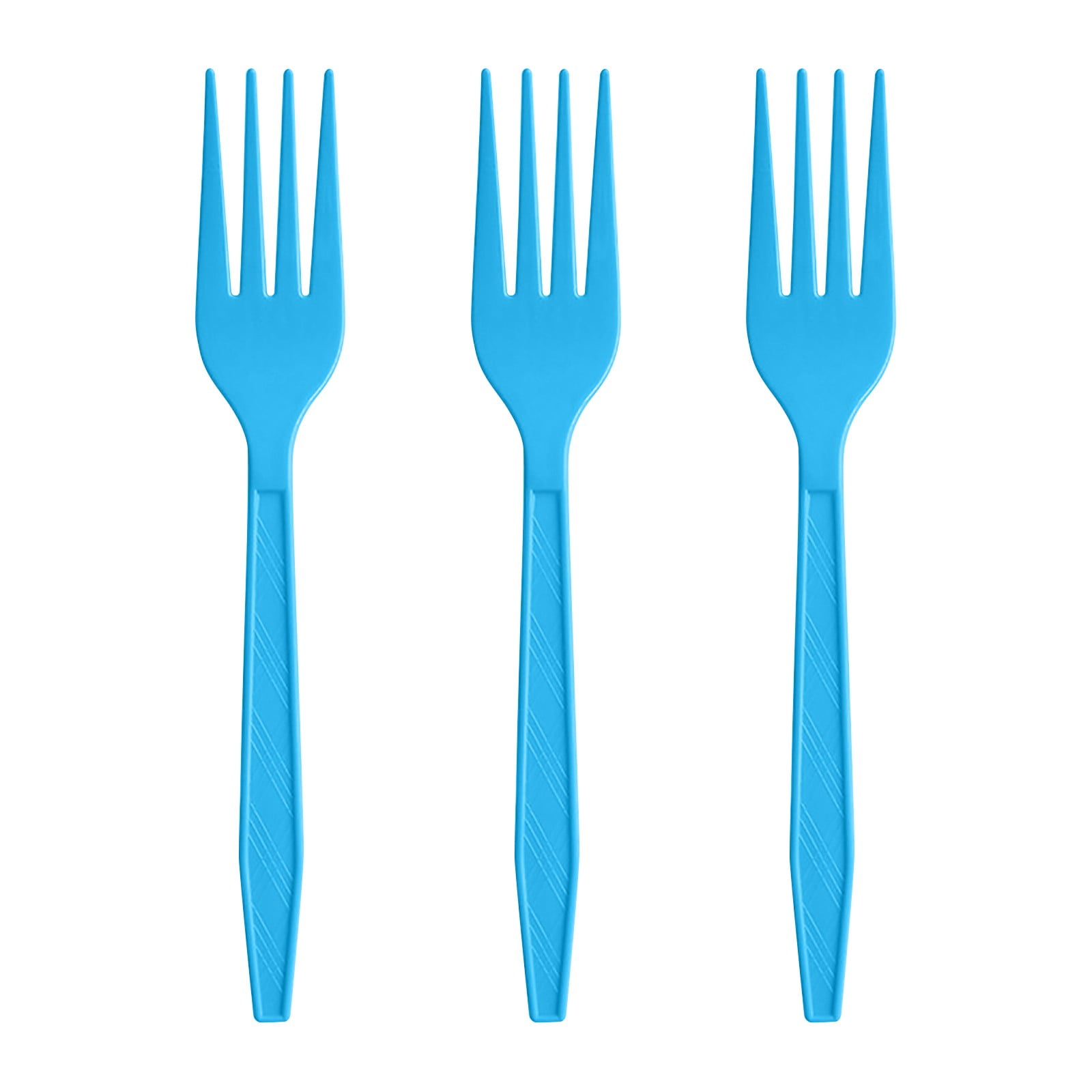 10-Pack Elegant Gold Disposable Plastic Forks - Premium Birthday Party ...