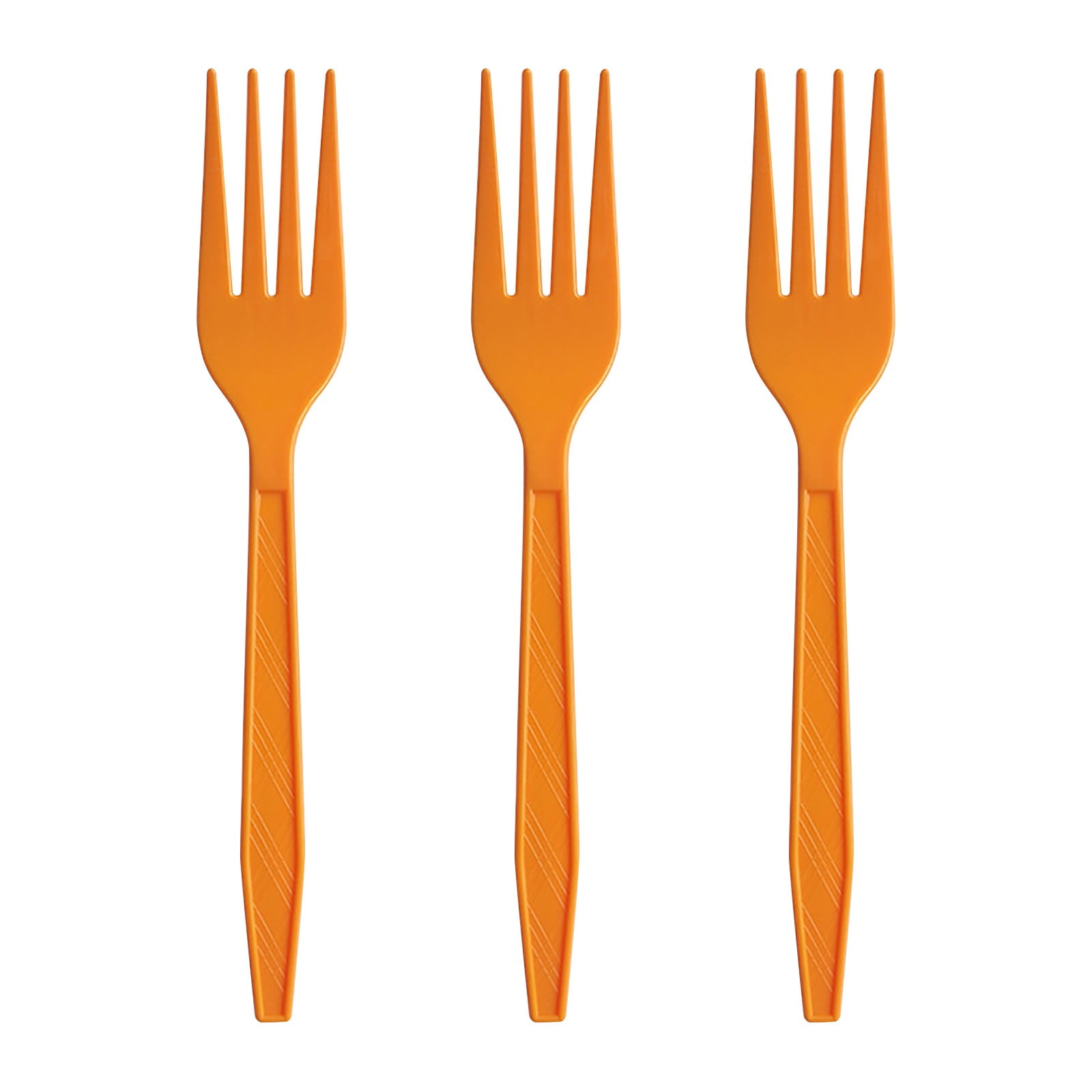 10-Pack Elegant Gold Disposable Plastic Forks - Premium Birthday Party ...