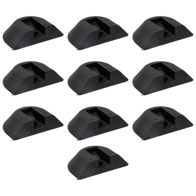 10 Pack End Cap for L Track and Track Rail Tie-Down End Plug Cap for ...