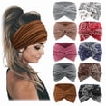 10 Pack Extra Wide Headbands for Women Large Turban Headband Boho Head ...
