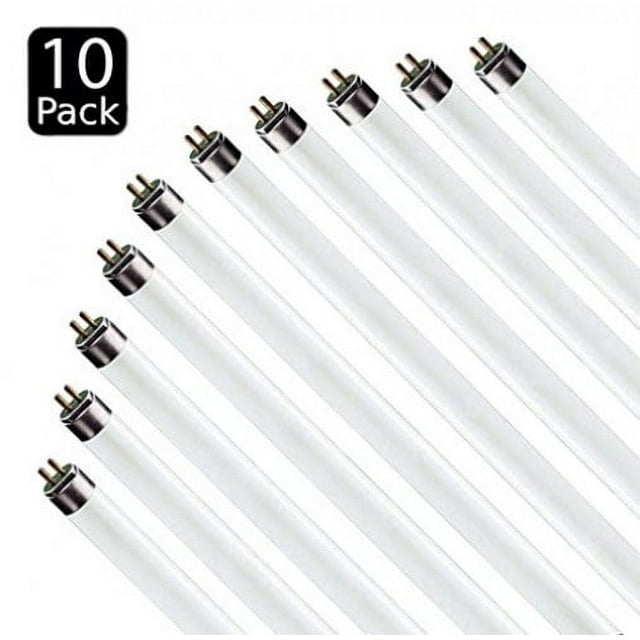 (10 Pack) F17T8/850 17W 24 Inch T8 Fluorescent Tube Light Bulb, 4100K ...