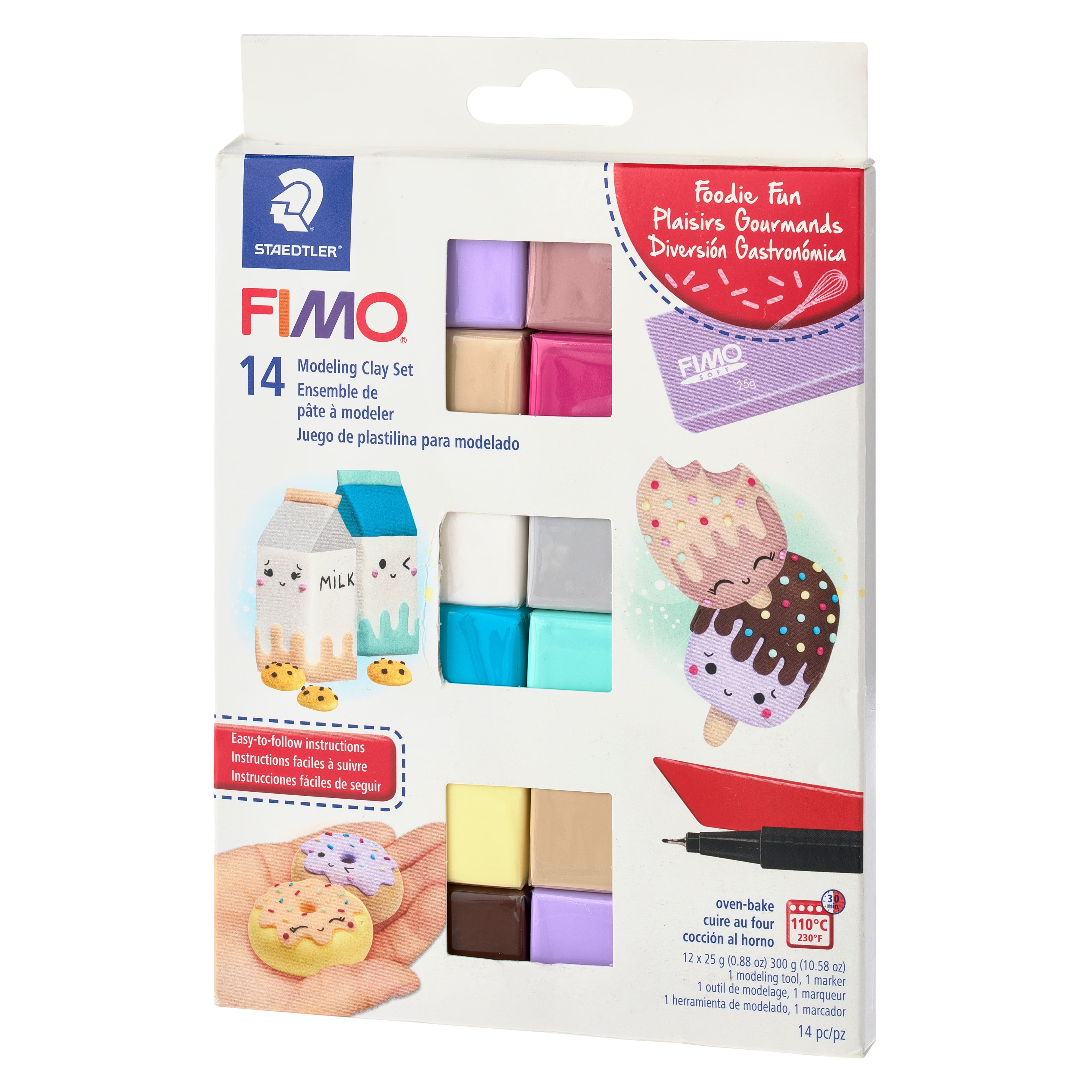 10 Pack: FIMO® Foodie Fun Modeling Clay Set - Walmart.com