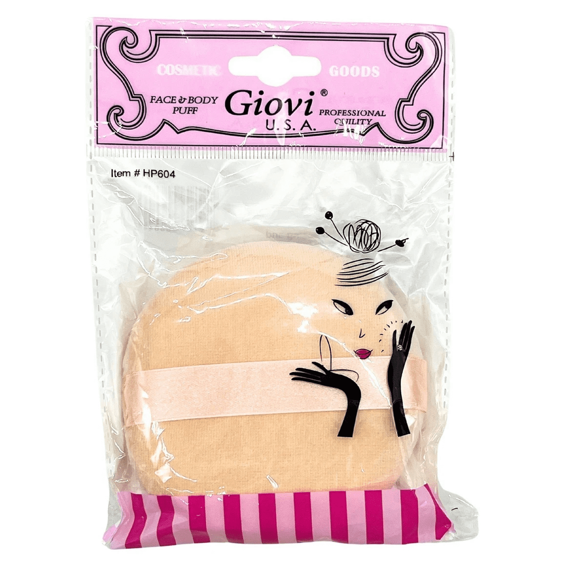 10 Pack Face and Body Puff, Soft, Velvety Powder Applicator with Satin ...