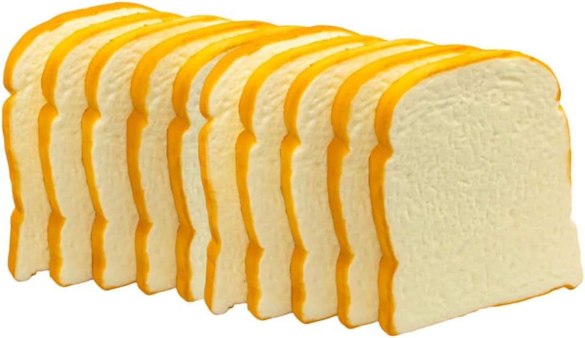 [10-Pack] Fake Toast，Simulation Artificial Bread and Artificial Bread ...