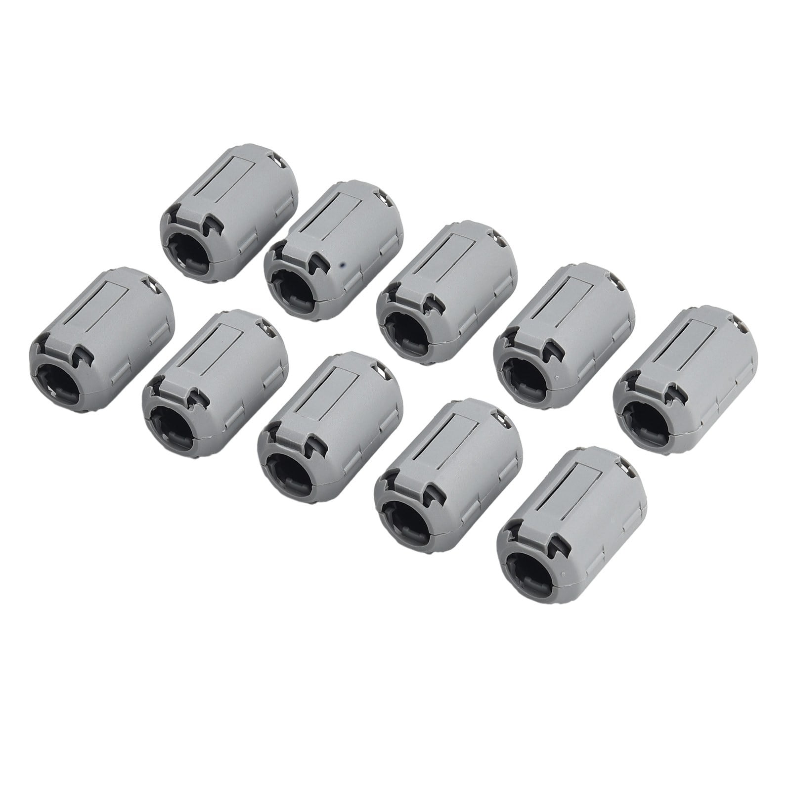 10 Pack Ferrite Ring Core Grey Clip-On Ferrite Core Noise Suppressor ...
