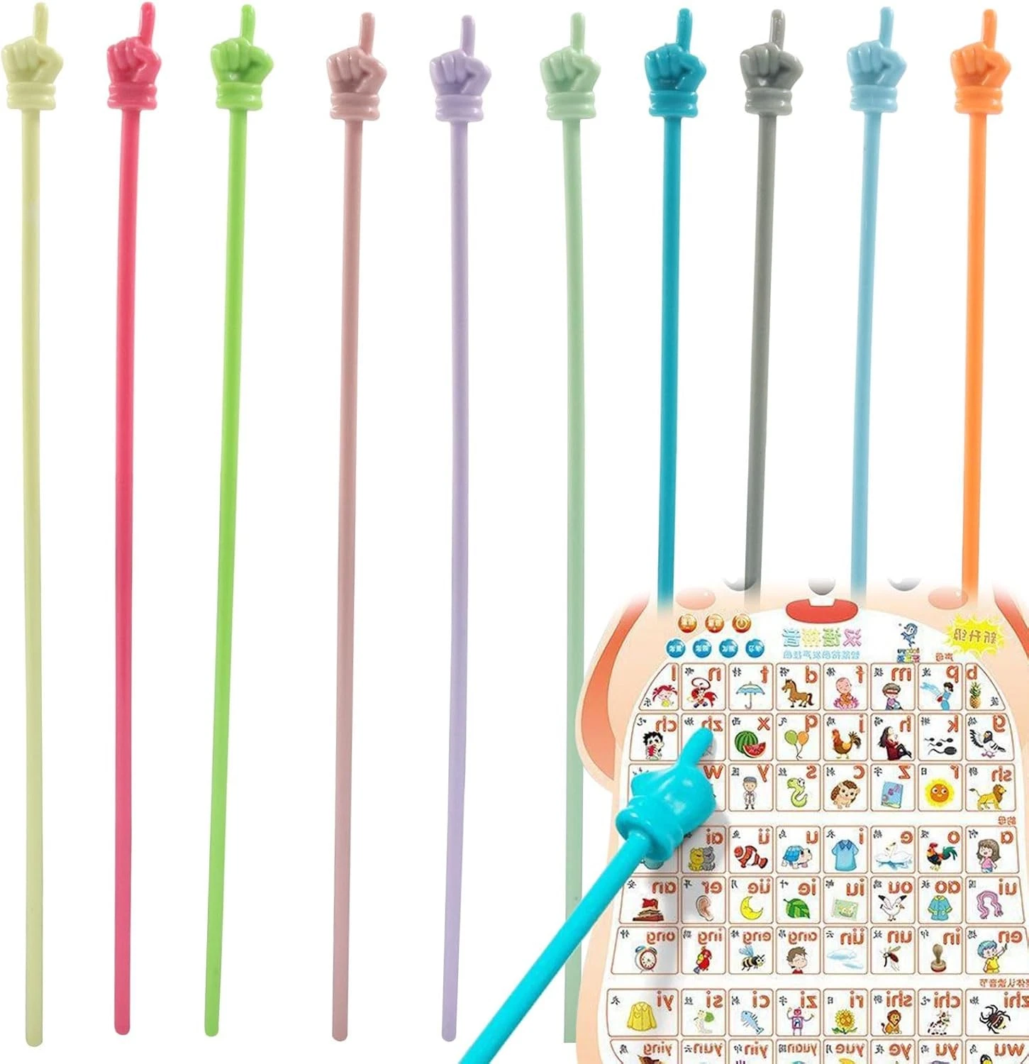 10 Pack Finger Pointers For Classroom - Fun Classroom Reading Tools ...