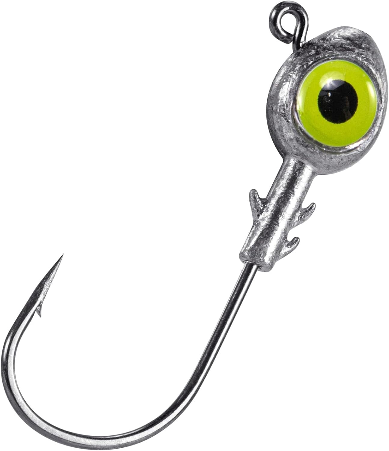 10 Pack Fishing Eyes Jigs 3D Eyes Trout Heads Bass Hook Saltwater ...