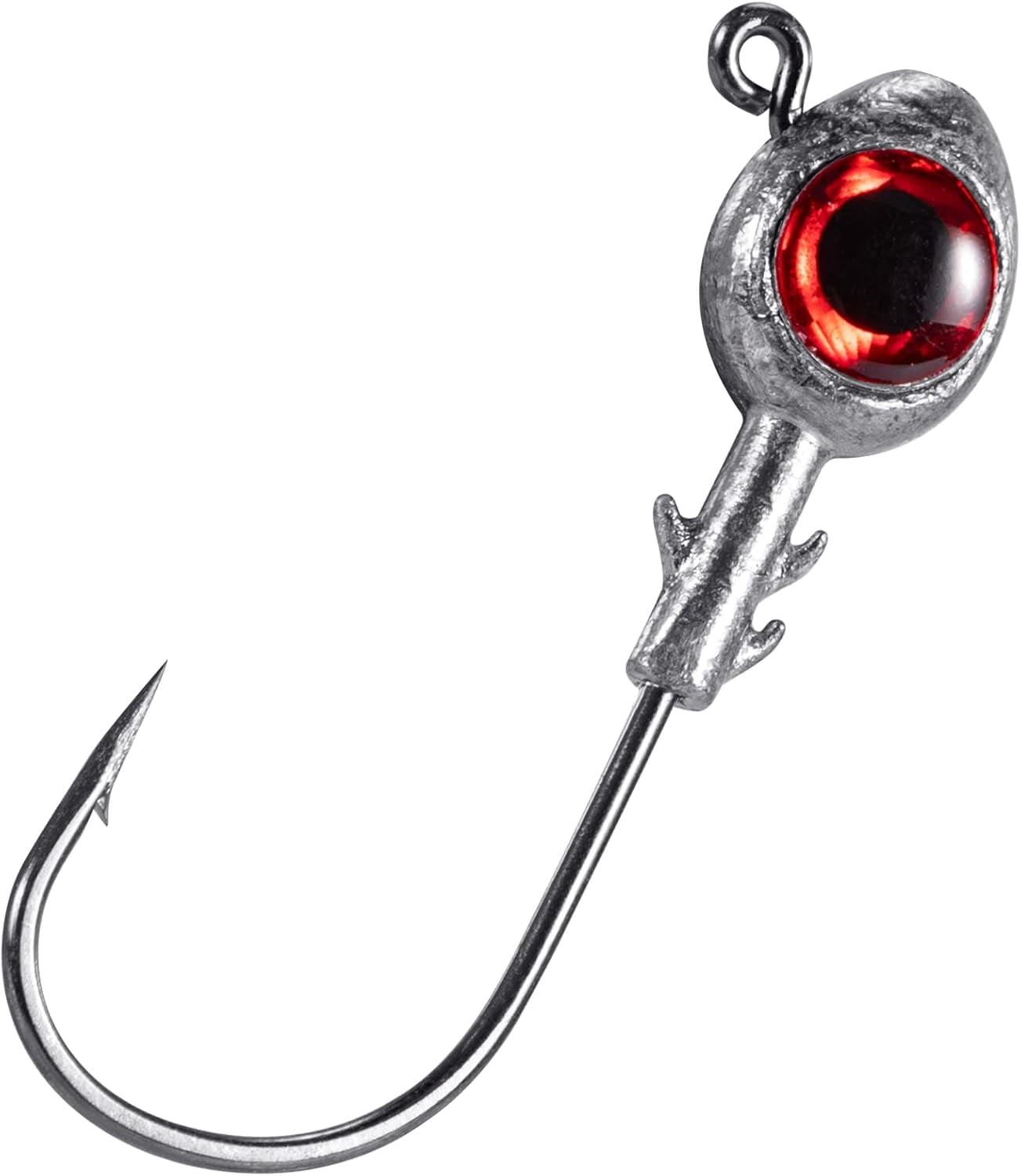 10 Pack Fishing Eyes Jigs 3D Eyes Trout Heads Bass Hook Saltwater ...