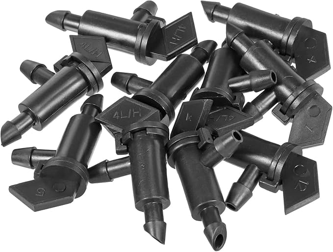 10 Pack Flag Dripper - Garden Irrigation System, Removable & Flow ...