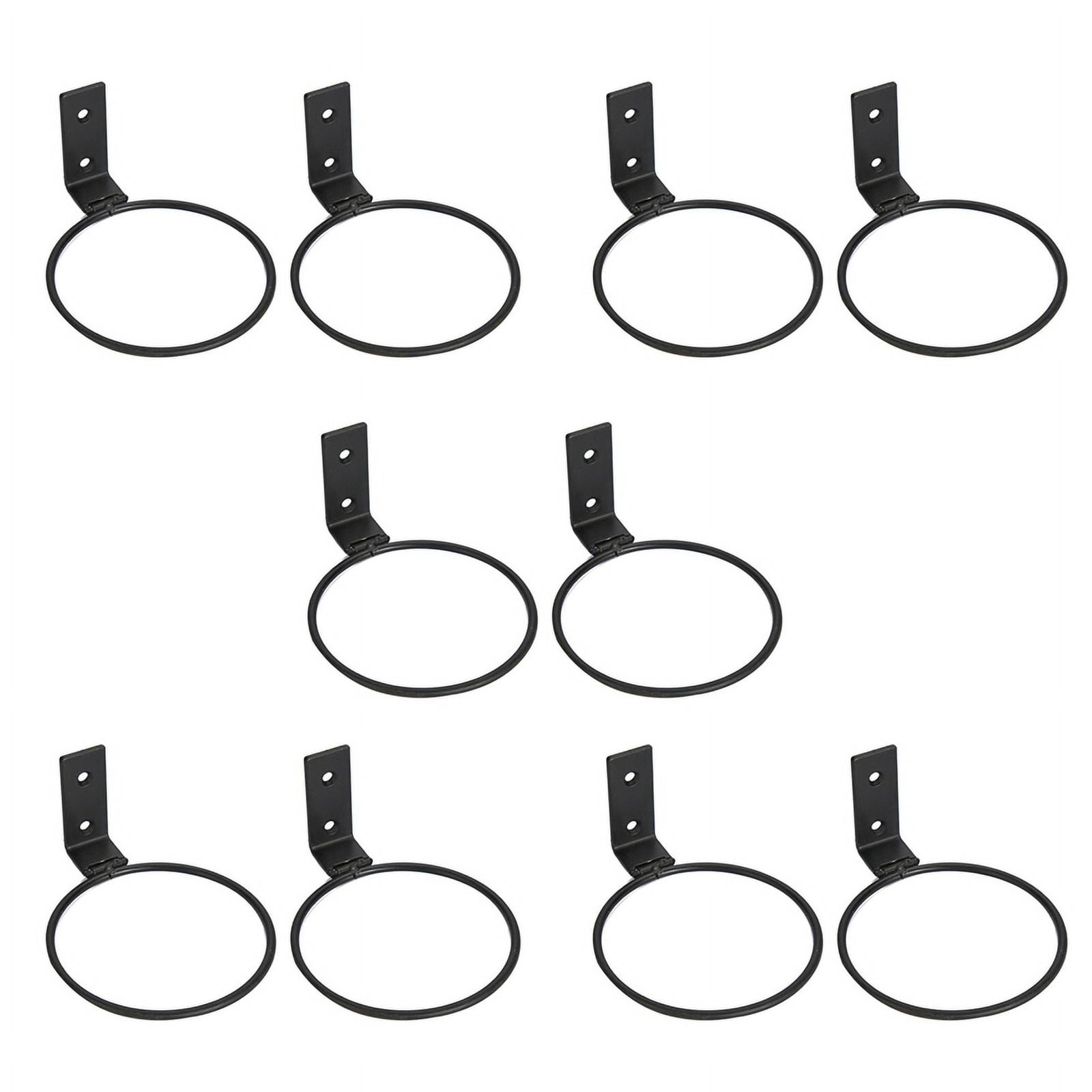 10 Pack Foldable Ball Holder Wall Mounted,Sports Ball Display Rack for ...