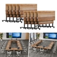 10 Pack Folding Conference Table, Conference Room Tables with Sheels ...