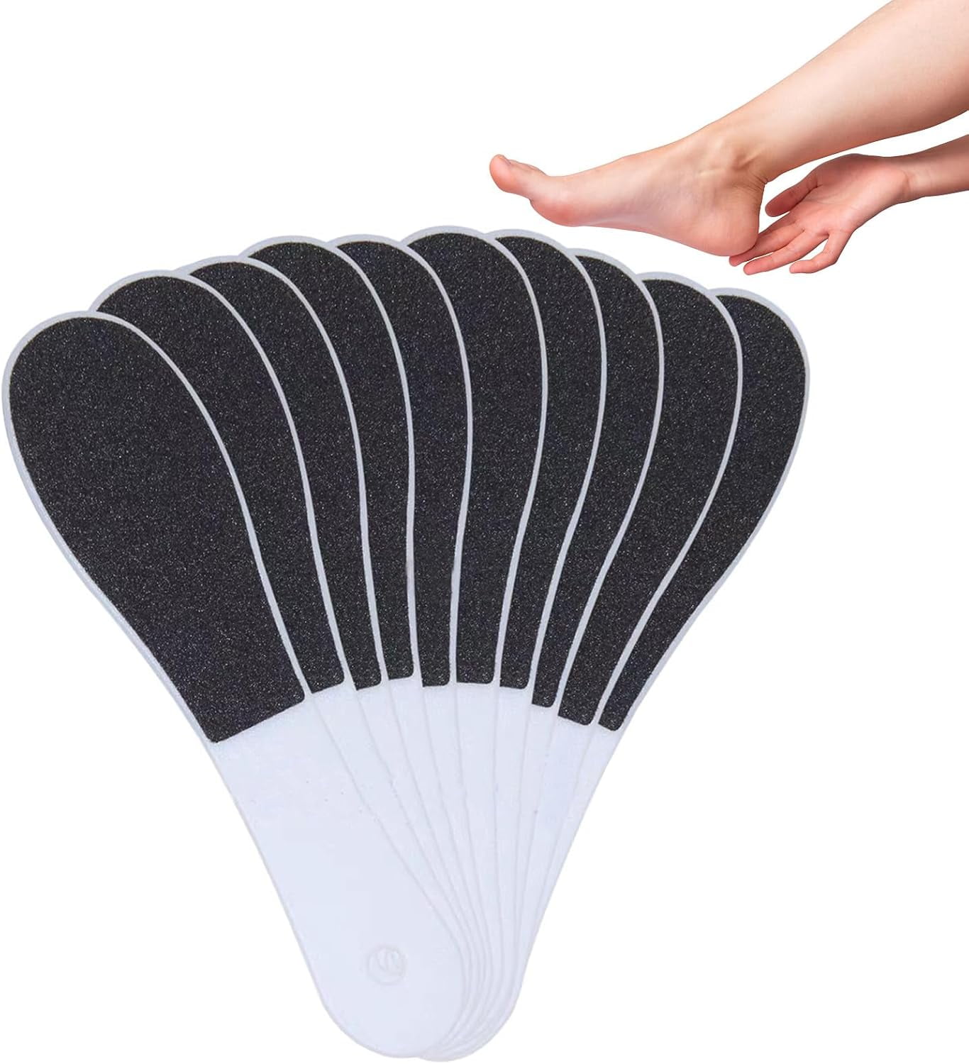 10 Pack Foot File, Professional Foot Callus Remover Sandpaper Pedicure ...