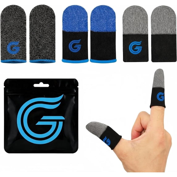 10-Pack Gaming Finger Sleeves for Mobile Games – Superconductive Nano ...