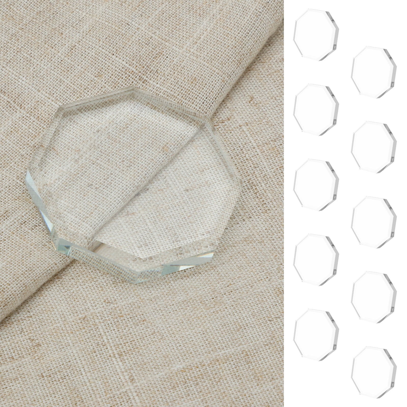 10 Pack Glass Pattern Weights Kit Versatile Portable Sewing Fabric ...