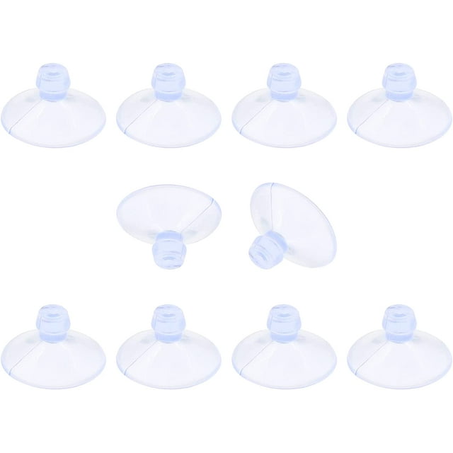 10 Pack Glass Table Suction Cups 18mm Rubber Suction Cup Hangers ...