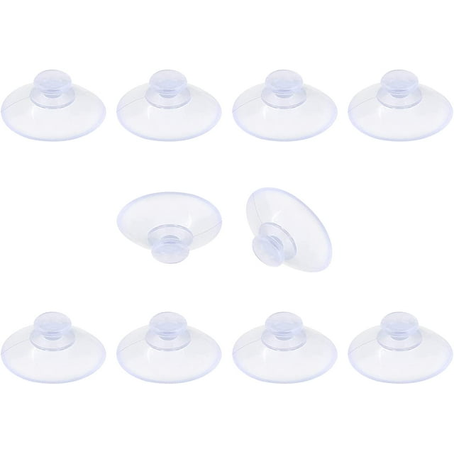 Walmart 10 Pack Small Top Glass Table Suction Cups, 20mm PVC Suckers ...