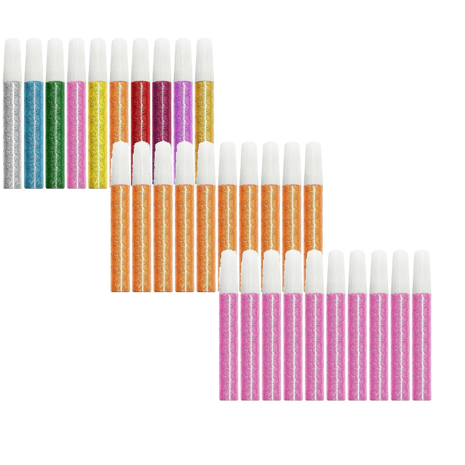10 Pack Glitter Glue Pens DIY Rainbow Glue Stick Set for Arts & Crafts ...