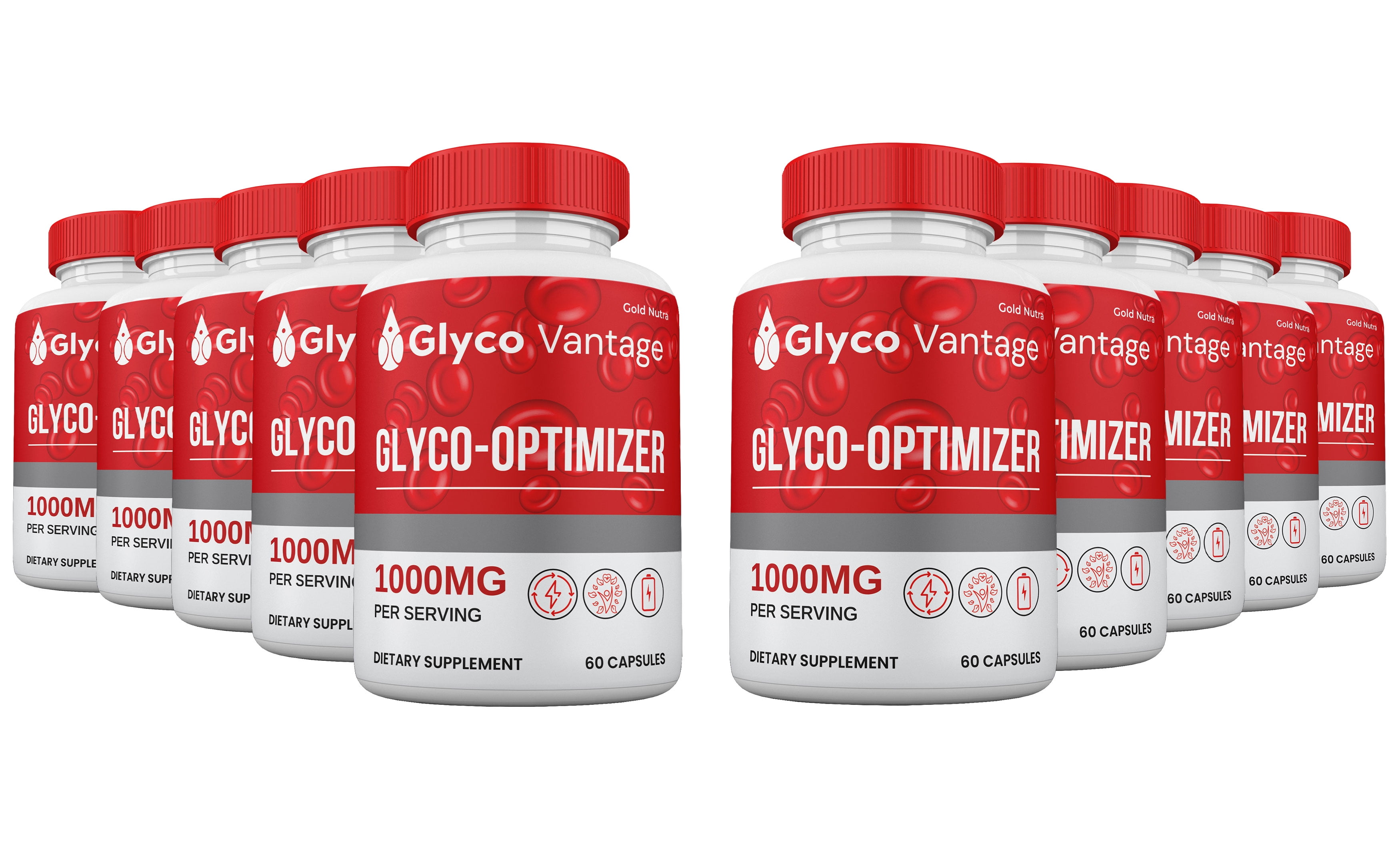 (10 Pack) Glyco Vantage Glyco-Optimizer Capsules, Glyco Vantage Pills ...