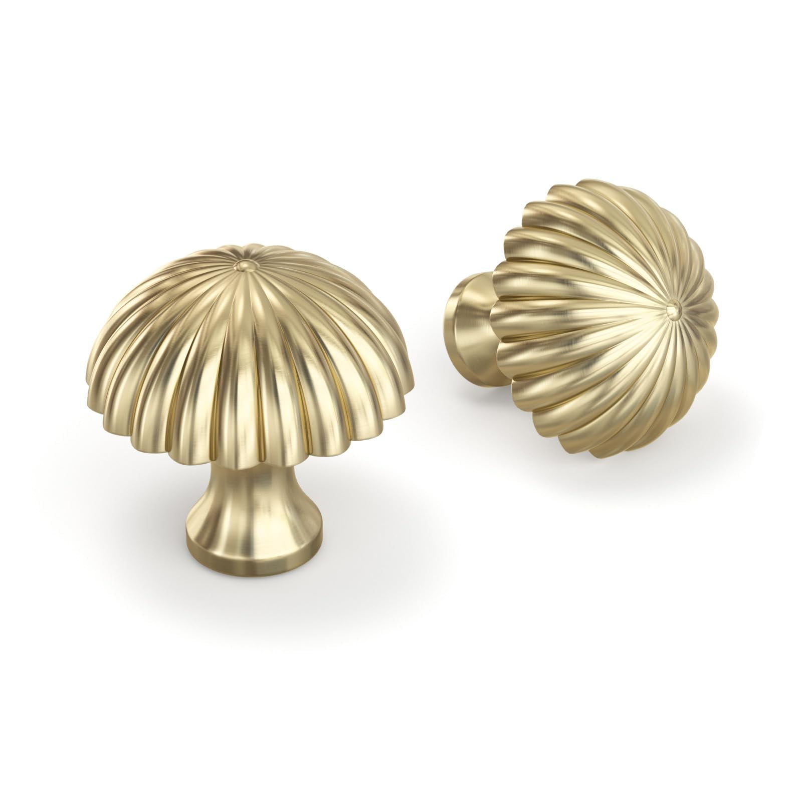 10 Pack Gold Cabinet Knobs Brushed Gold Cabinet Knobs Brushed Brass ...