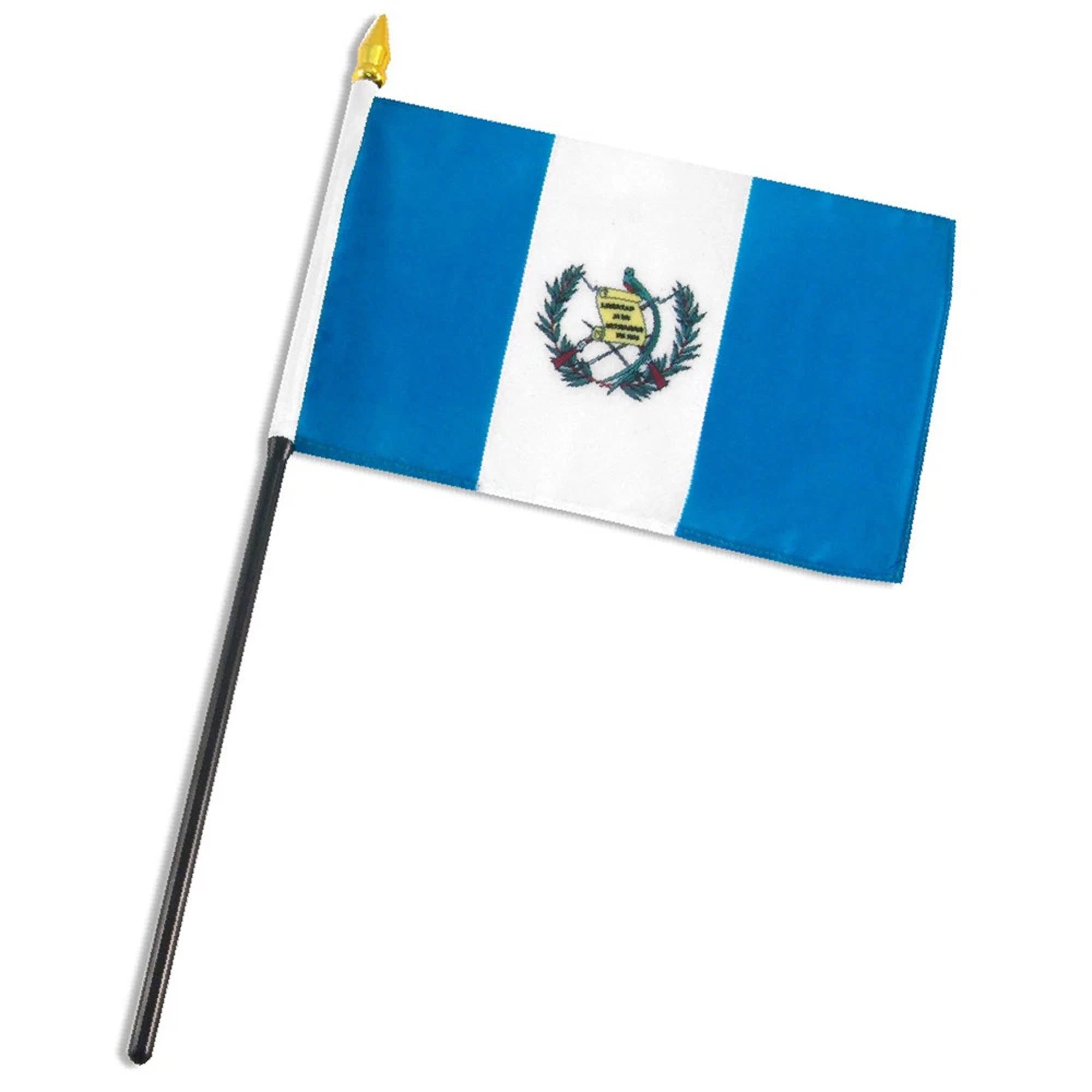10 Pack Guatemala 4"x6" Flag Desk Table Stick (sewn edges) 100D ...