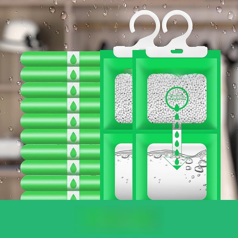 10-Pack Hanging Moisture Absorber Bags - Fragrance-Free Closet ...