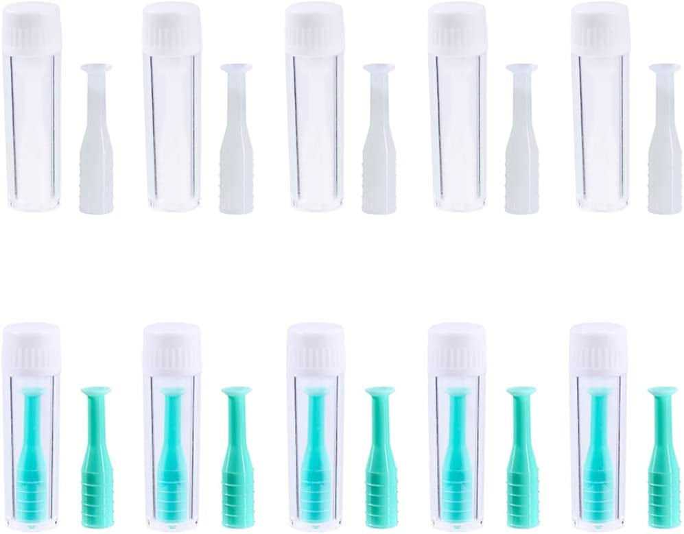 10 Pack Hard Contact Lens Remover, RGP Plunger Contact Plunger Inserter ...