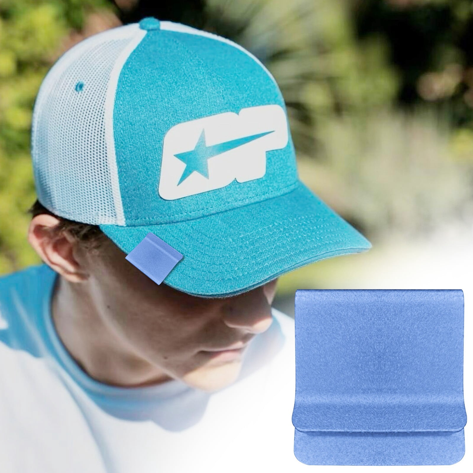 10 Pack Hat Brim Clips,Aluminum Hat Brim Clips for Engraving Custom Hat ...