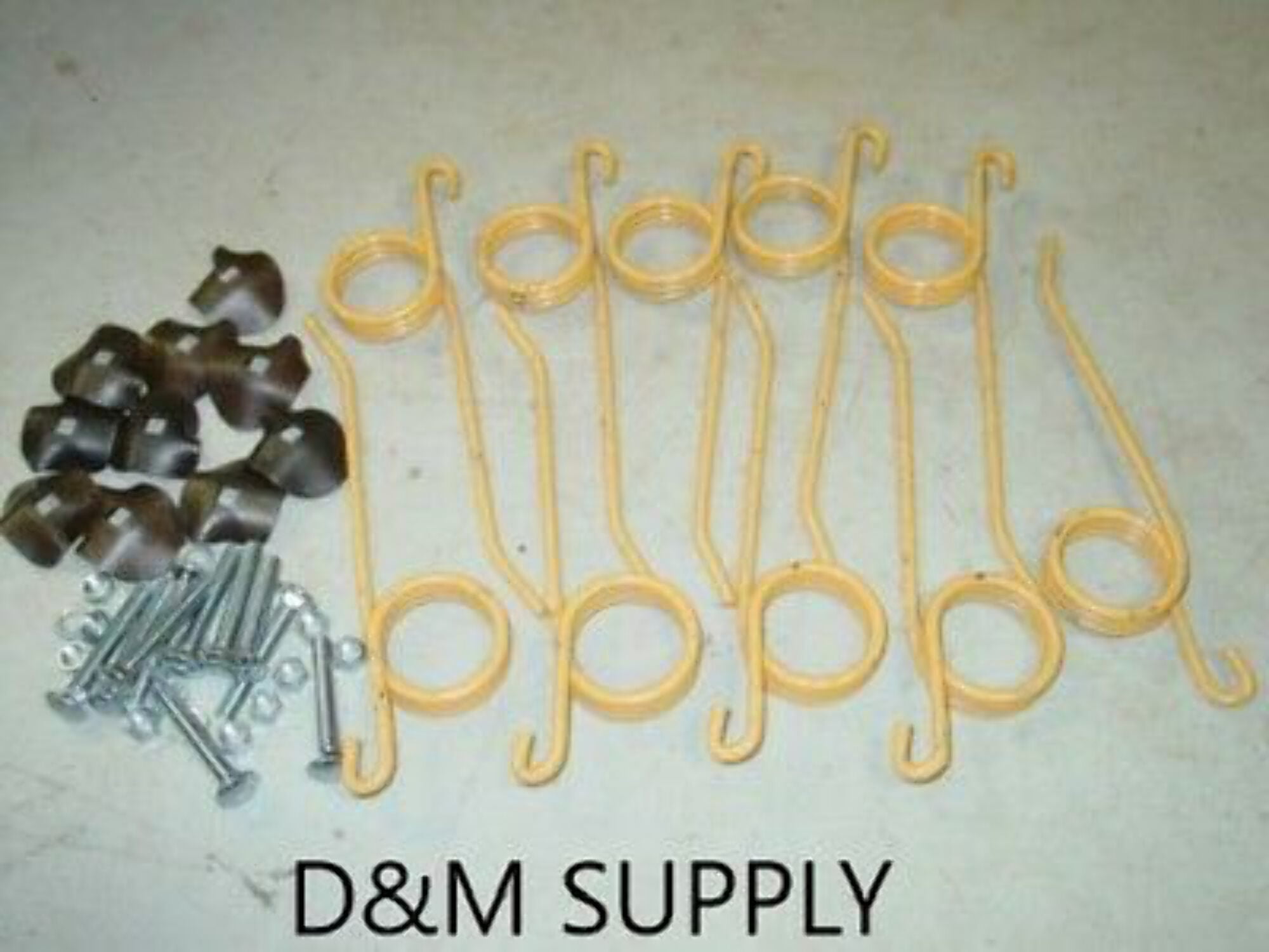 10 Pack Hay Rake Teeth and hold down clips to fit New Holland 55 56 57 ...
