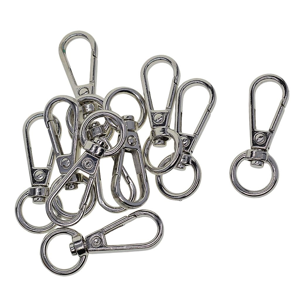 10 Pack Heavy Duty Bag Clasps Lobster Swivel Clips Snap Hook for Purses ...