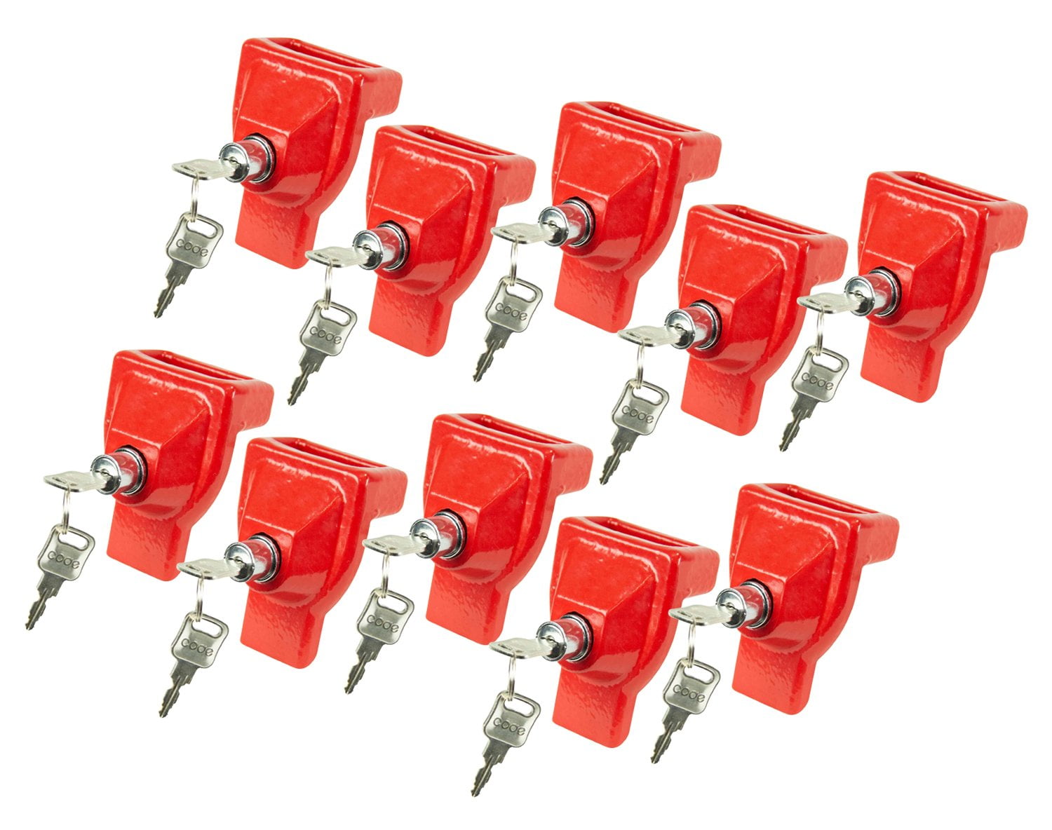 (10 Pack) Heavy Duty Cast Iron Air Brake Glad Hand Lock For Tractor ...