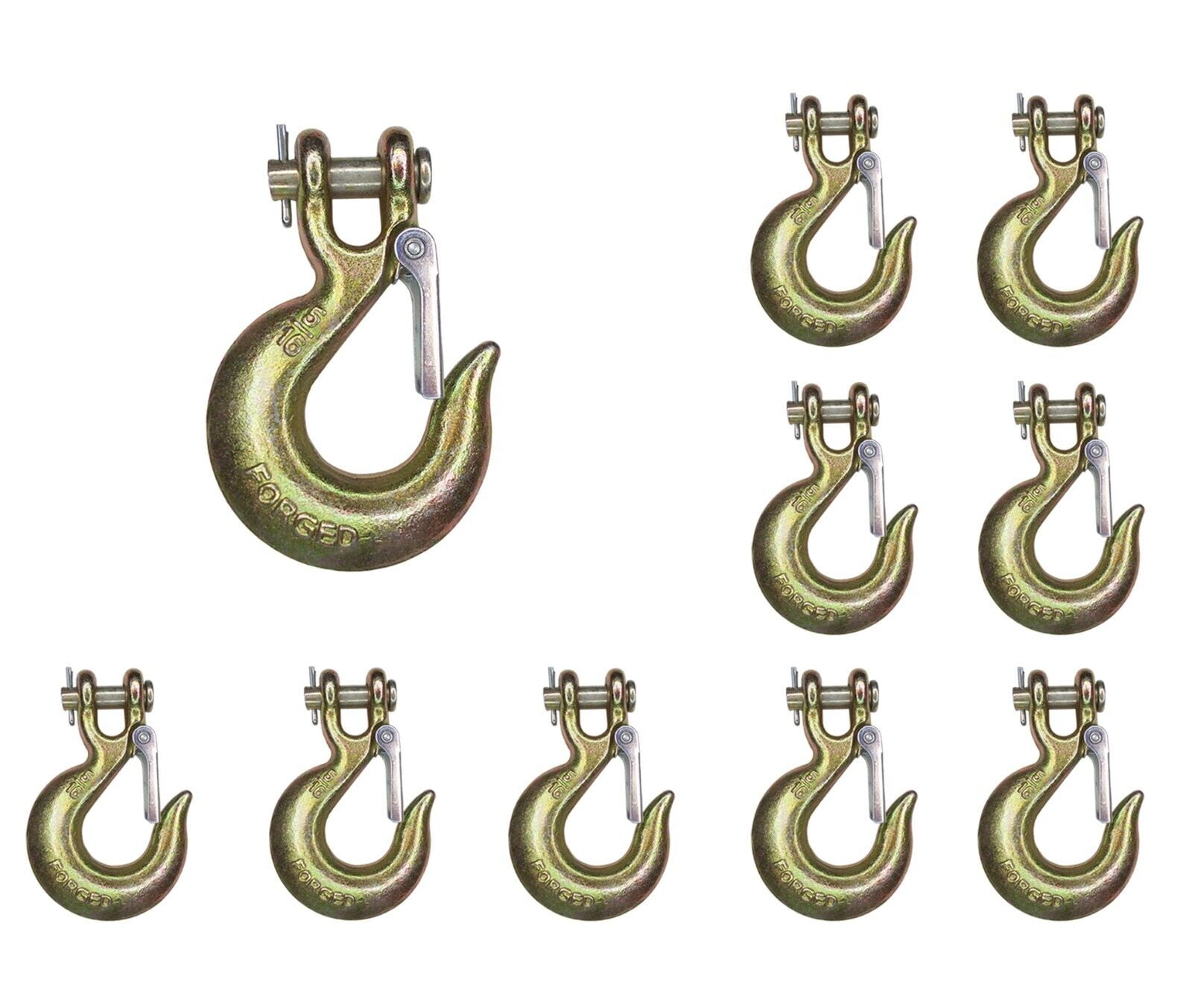 Grade 70 Rigging Clevis TEMCo Grade 70 Chain Slip Hooks - 5/16" Safety ...