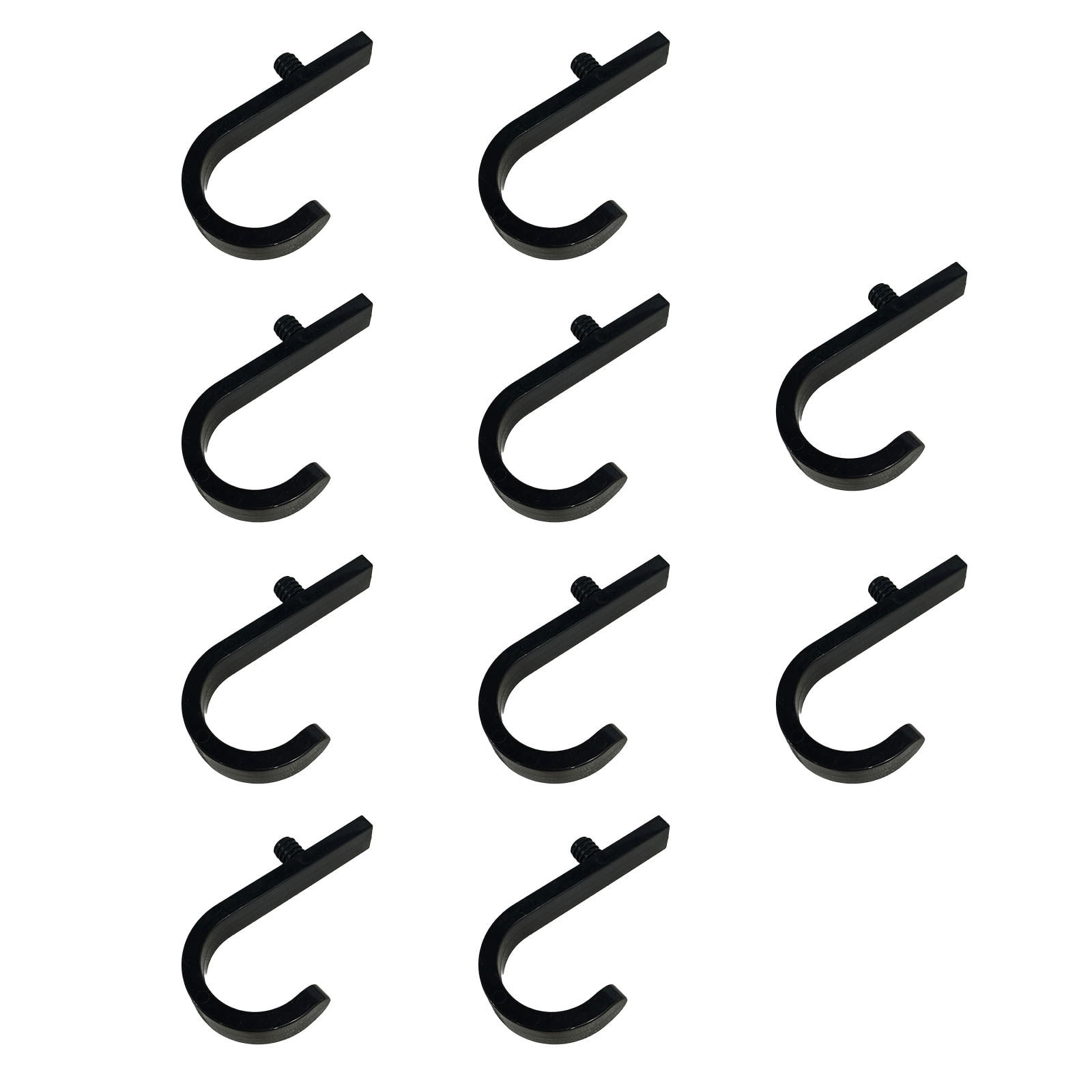 10-Pack Heavy Duty Garage Storage Hooks – Wall Mounted Plastic Utility ...