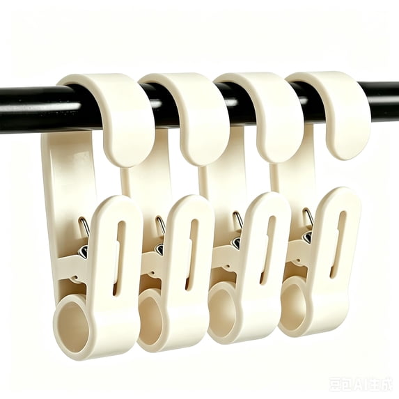 10 Pack Heavy Duty Laundry Clips, 3.2-Inch Windproof ABS Plastic Clips ...