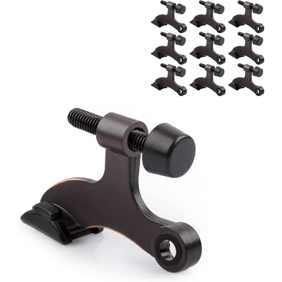 10 Pack Hinge Pin Door Stopper Oil Rubbed Bronze - Adjustable Heavy ...