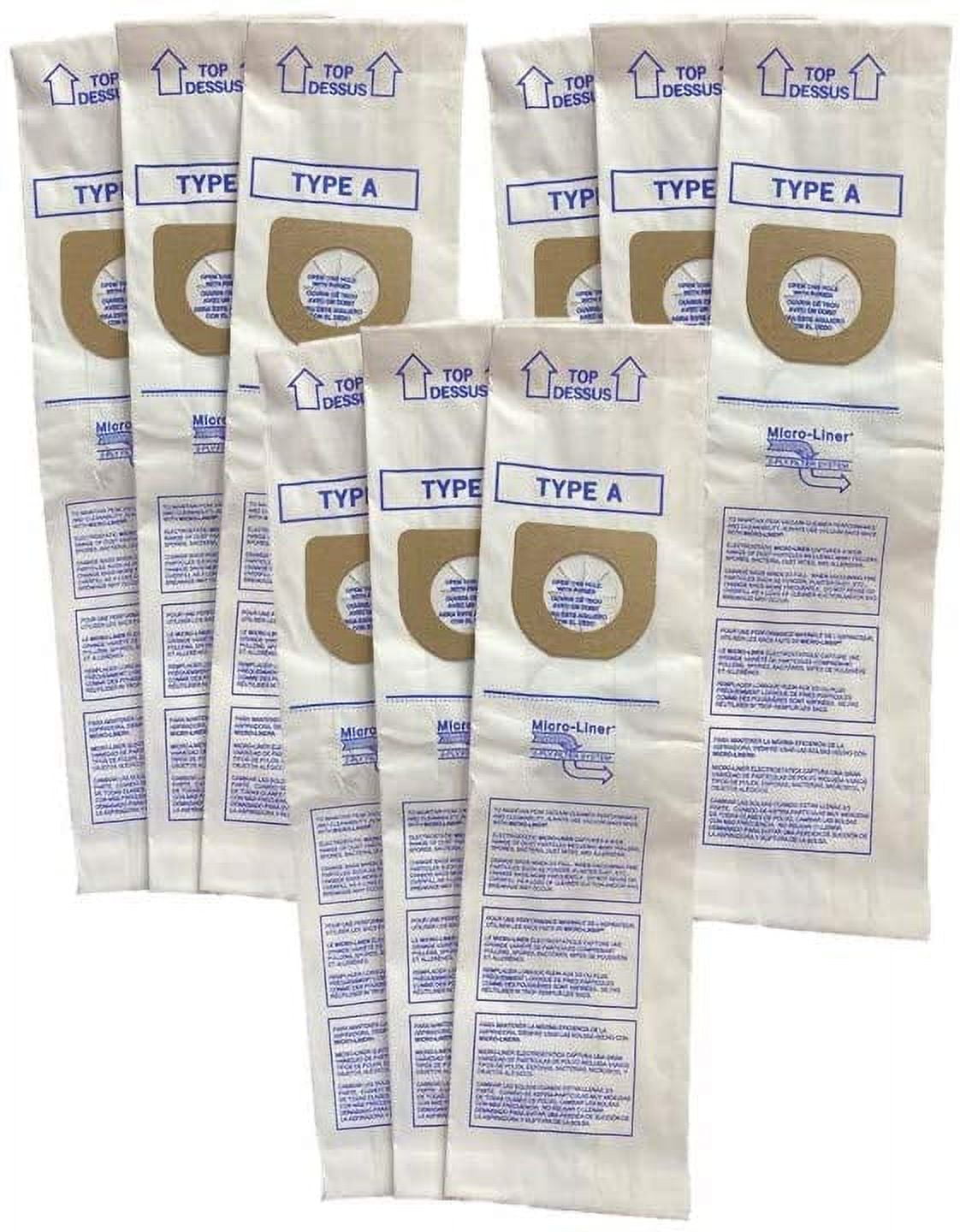 HomeCare 10 Pack Hoover Type A Paper Vacuum Bags, Fits Convertible ...