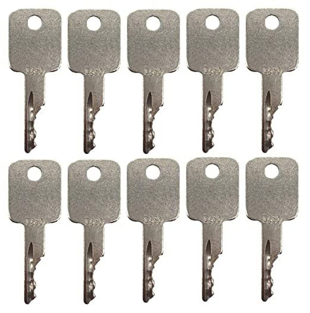 10 Pack Ignition Keys for Bobcat, Terex, Broce, Ditch Witch, Genie ...