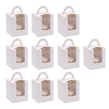 Cupcake Holders, Single Clear Cupcake Boxes Cupcake Containers ...