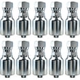 10 Pack Industrial Hydraulic Replacement Fittings, Carbon Steel ...