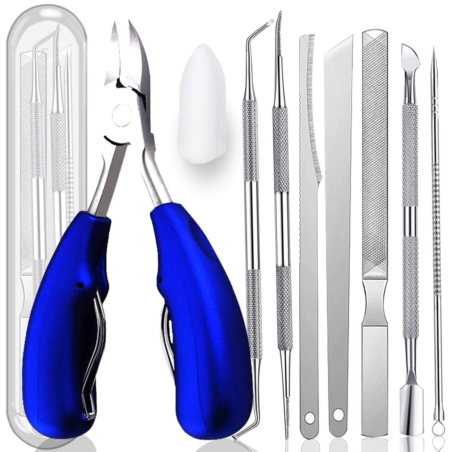 10-Pack Ingrown Toenail Tools Stainless Steel Foot Nail Tools, Heavy ...