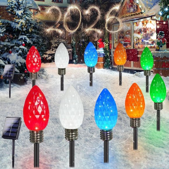 Giant Outdoor Christmas Bulbs
