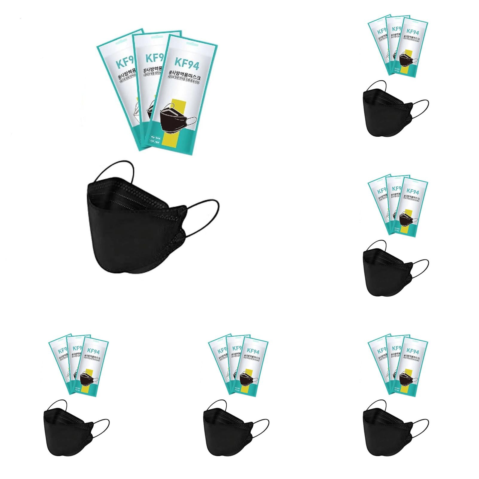 10 Pack KF94 Face_Covers, Color Màsk，Black Màsk，4-Layer Màsk outdoor ...