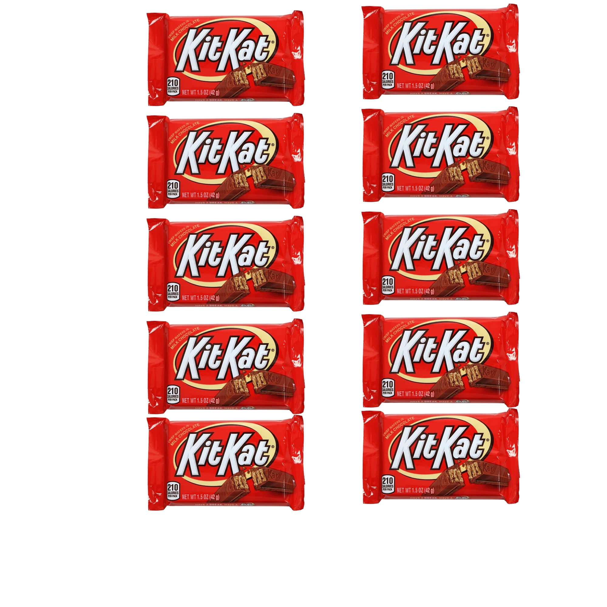 10 Pack KIT KAT- Crisp Wafers in Milk Chocolate: The Ultimate Snacktime ...