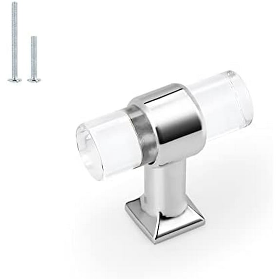 10 Pack Kitchen Cabinet Handles 3 Inch Hole Center Cabinet Pulls, Polished Chrome Zinc Alloy ...