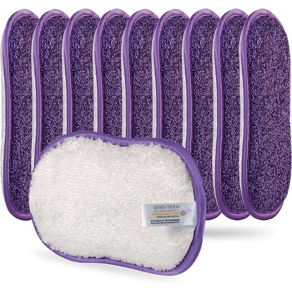 10 Pack Kitchen Dish Sponges Scrubber Non-Scratch Multi-Purpose ...