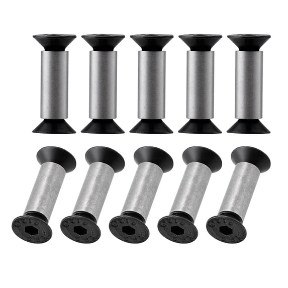 10 Pack Knife Handle Screws, Rivets, Bolts, Hex Flat Head Screws for ...