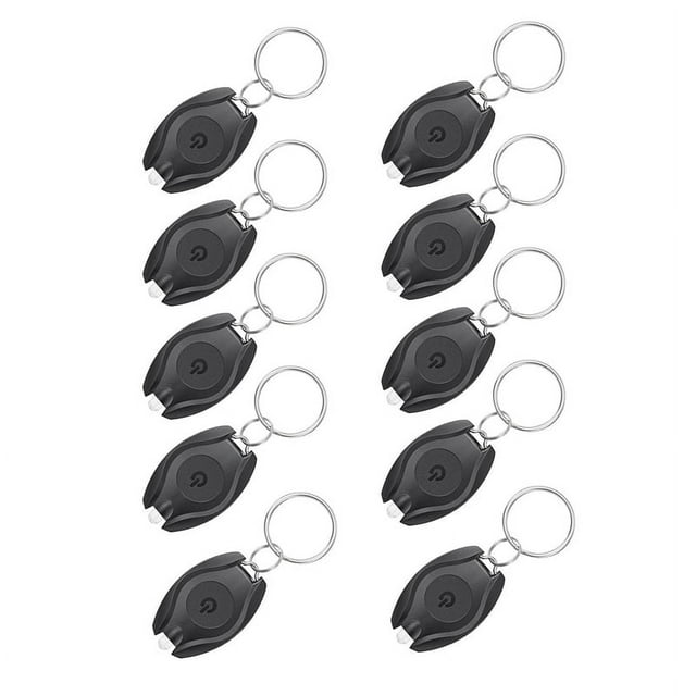 10 Pack LED Keychain Flashlight Mini LED Keychain Light Portable Ultra ...