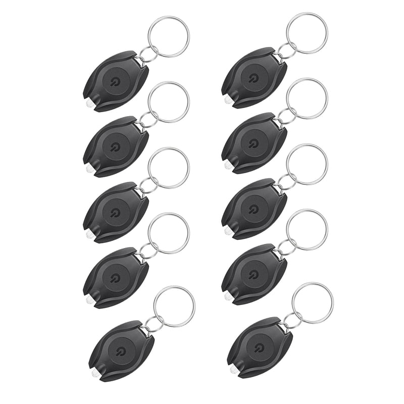 10 Pack LED Keychain Flashlight Mini LED Keychain Light Portable Ultra ...